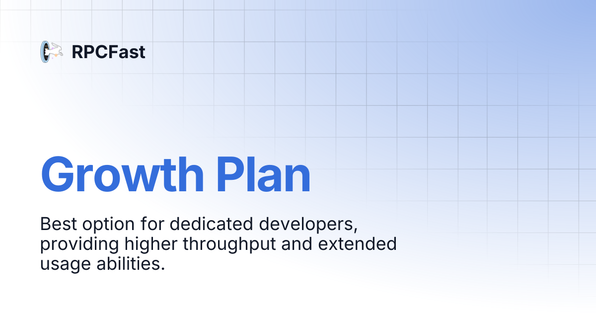 Growth Plan | RPCFast